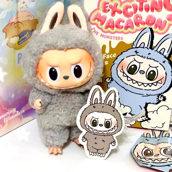 Accessories | Labubu Exciting Macaron Sesame Bean | Poshmark